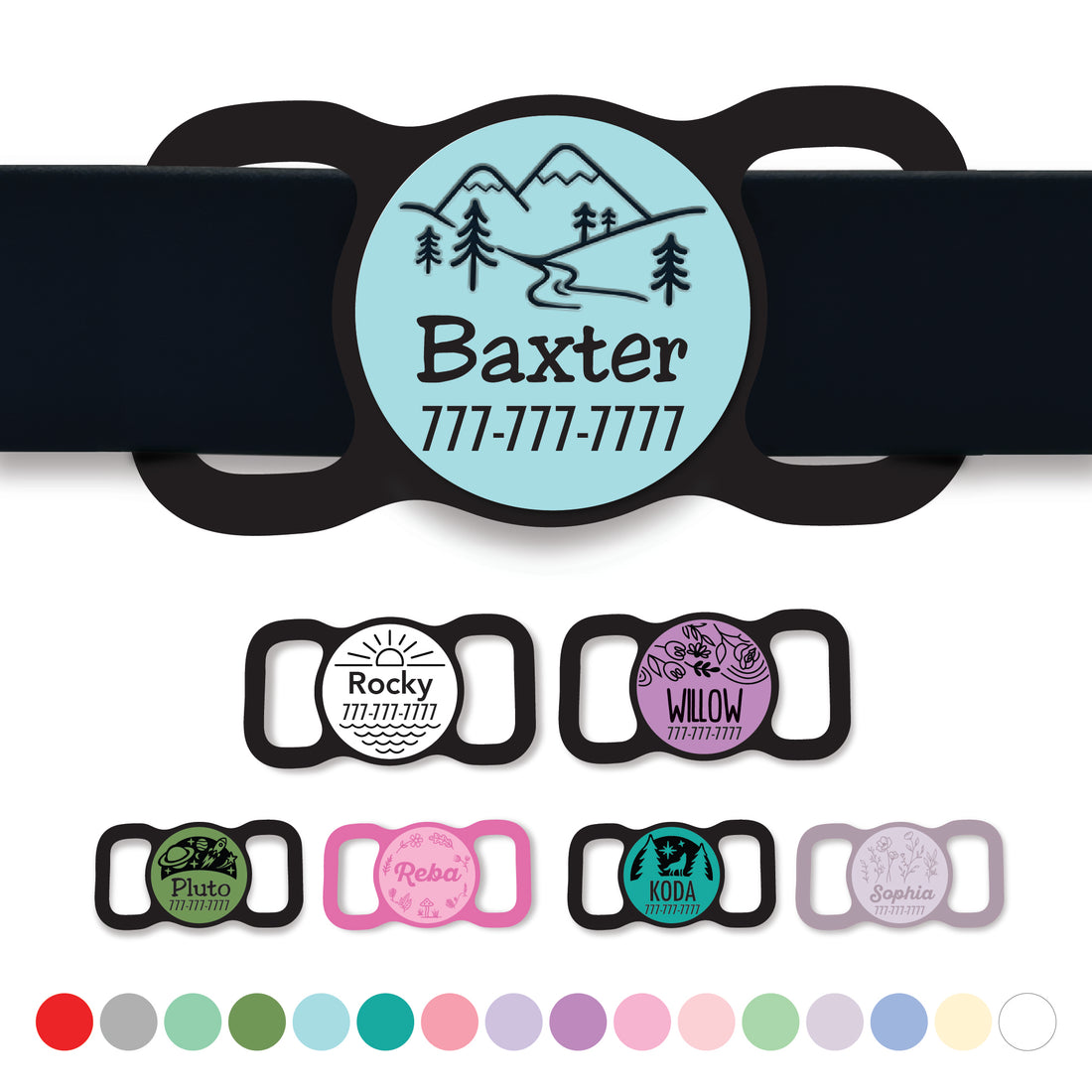 Silicone Pet ID Tags & Dog Accessories | Besties Pets