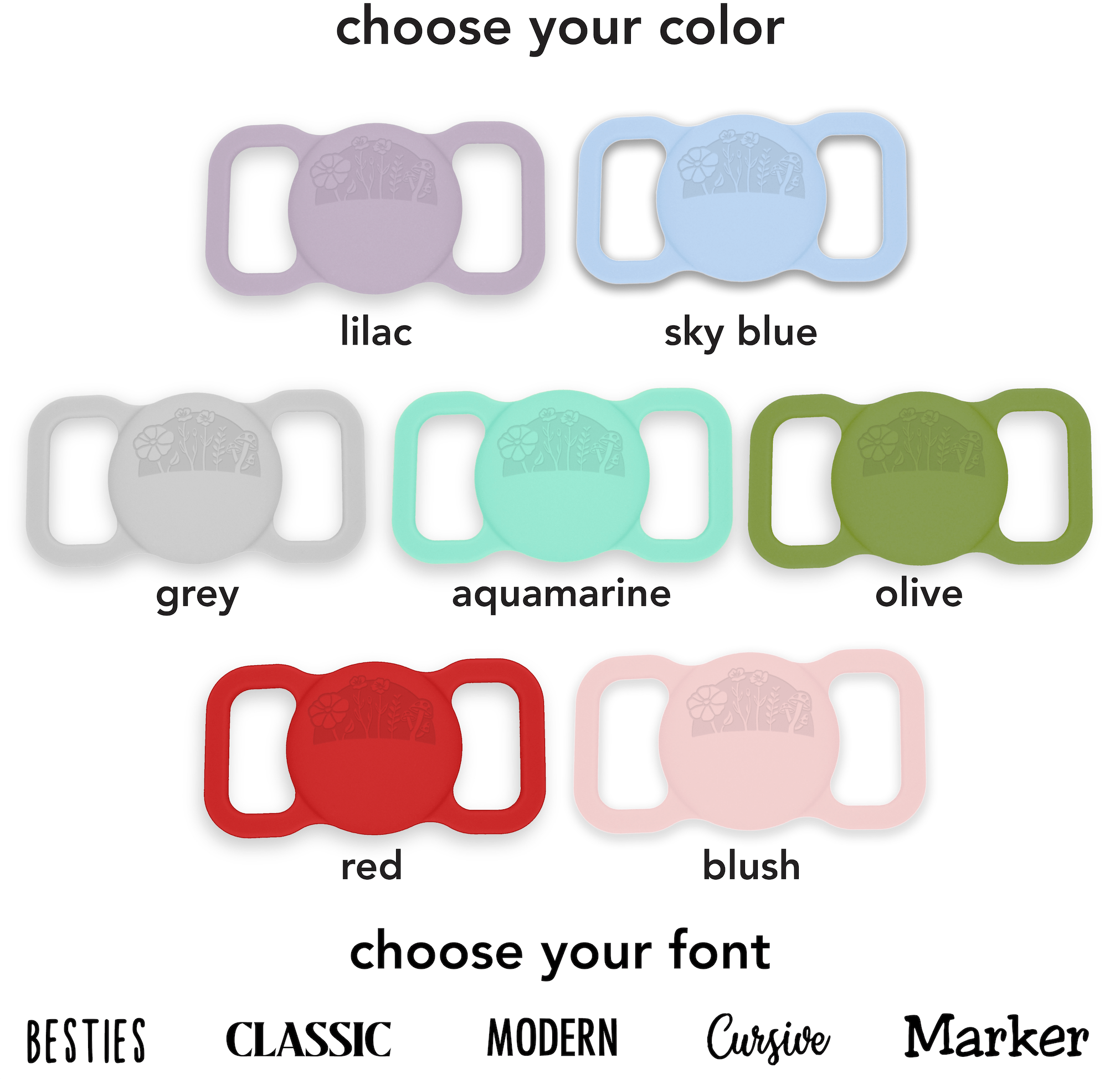 Shop Silicone Pet Tags | Besties Pets