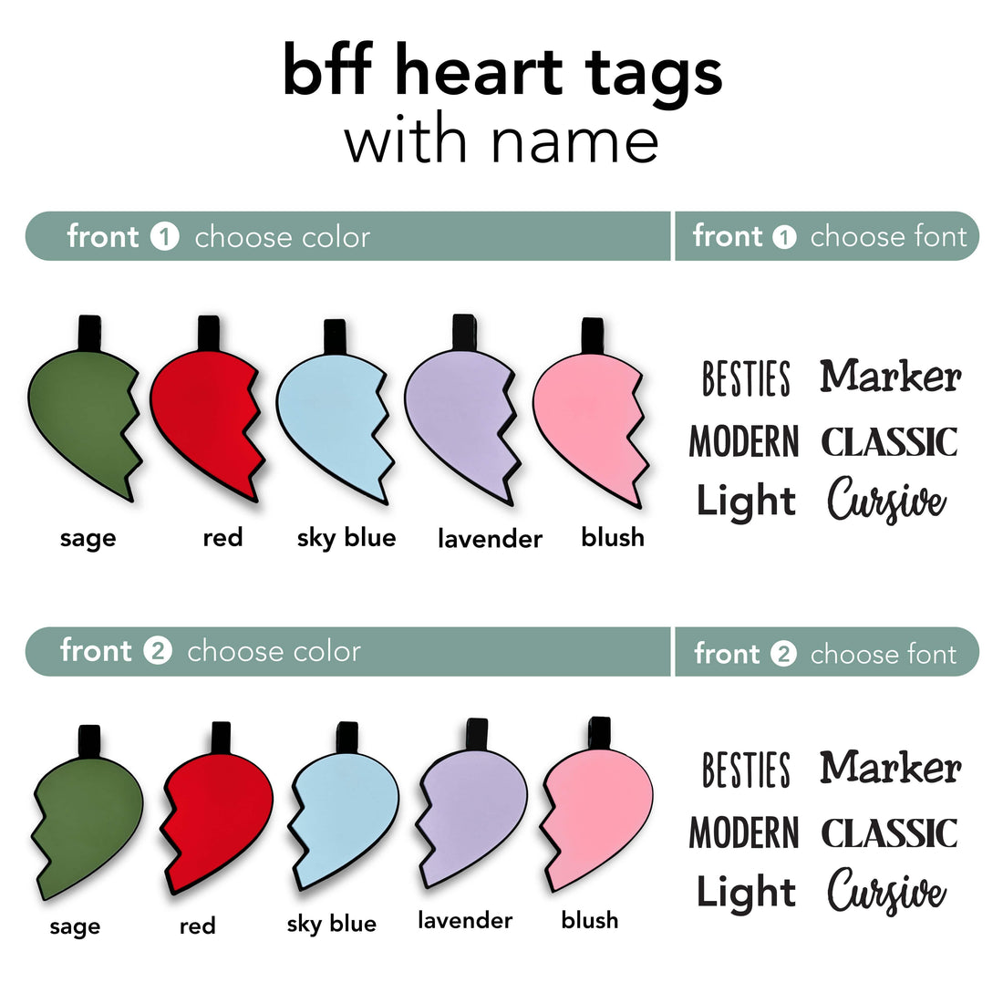 Best Friend Pet Tags | Friendship Dog Tags – Besties