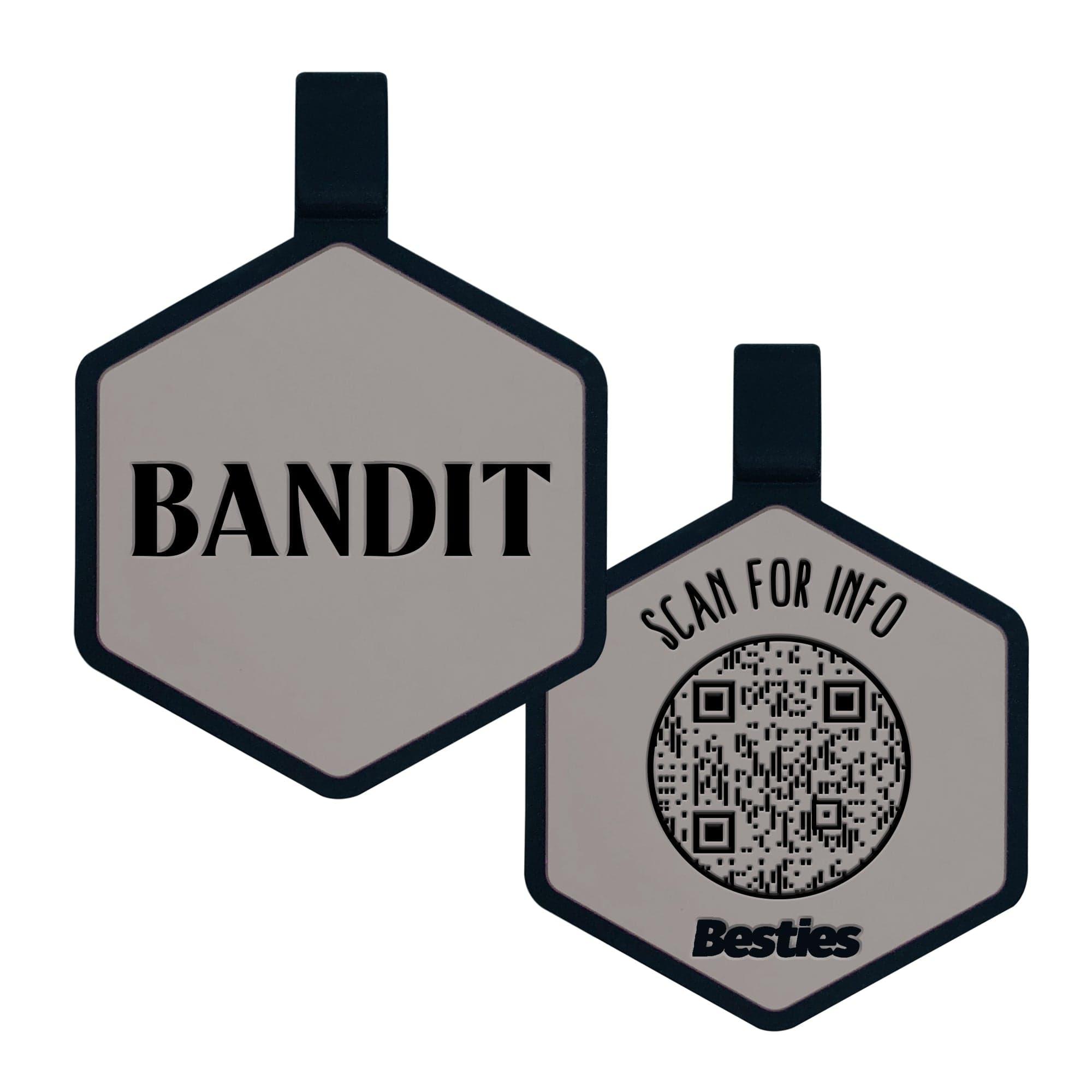 QR Code Classic ID Name Tags – Besties